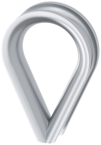 THIMBLE WIRE ROPE 4mm